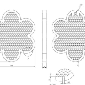 Pin Board (FLOWER) | 3D Printed Colored Filament | for Enamel Pins ...