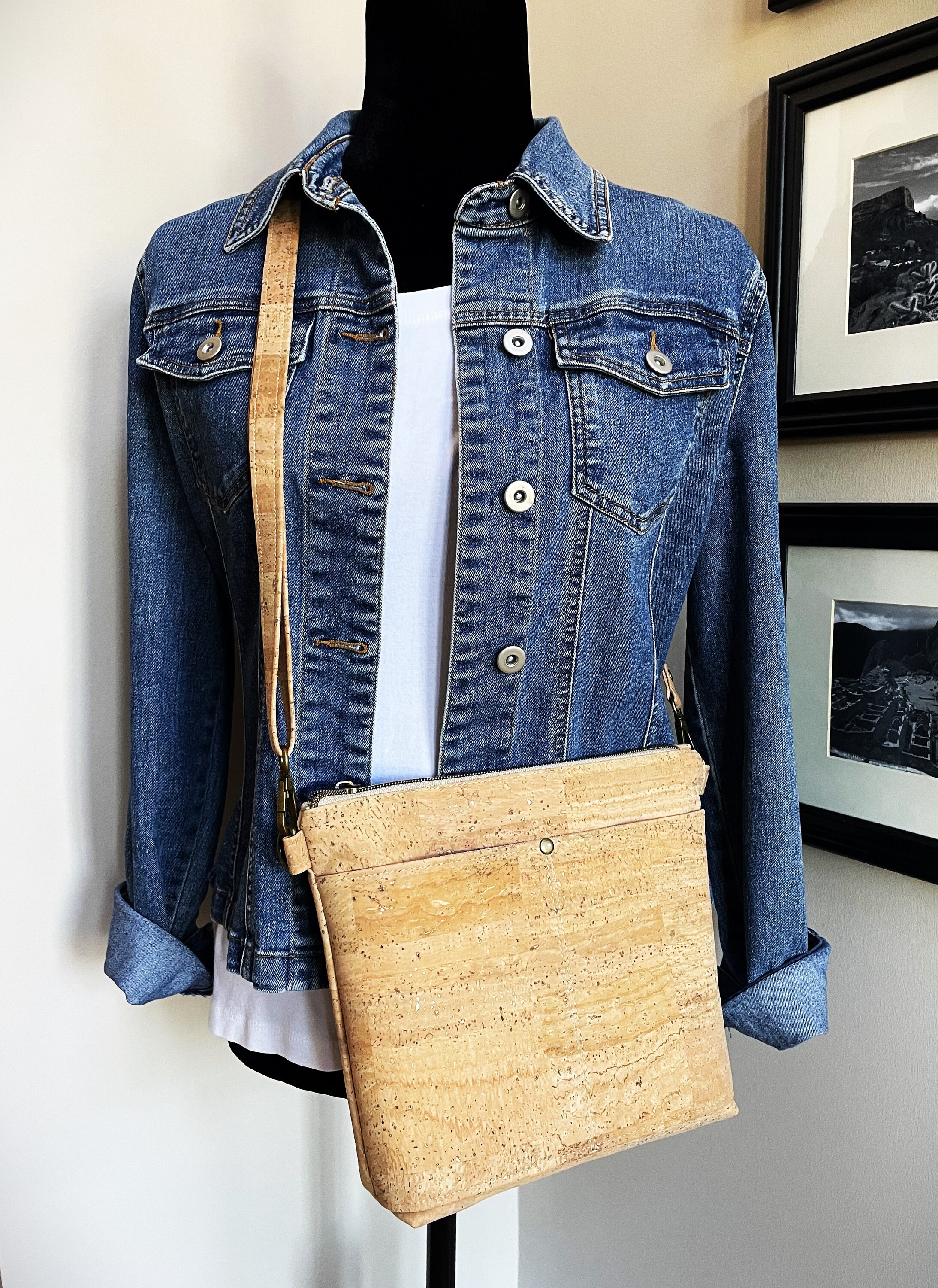 Cork Crossbody Bag, Cork Purse - Etsy
