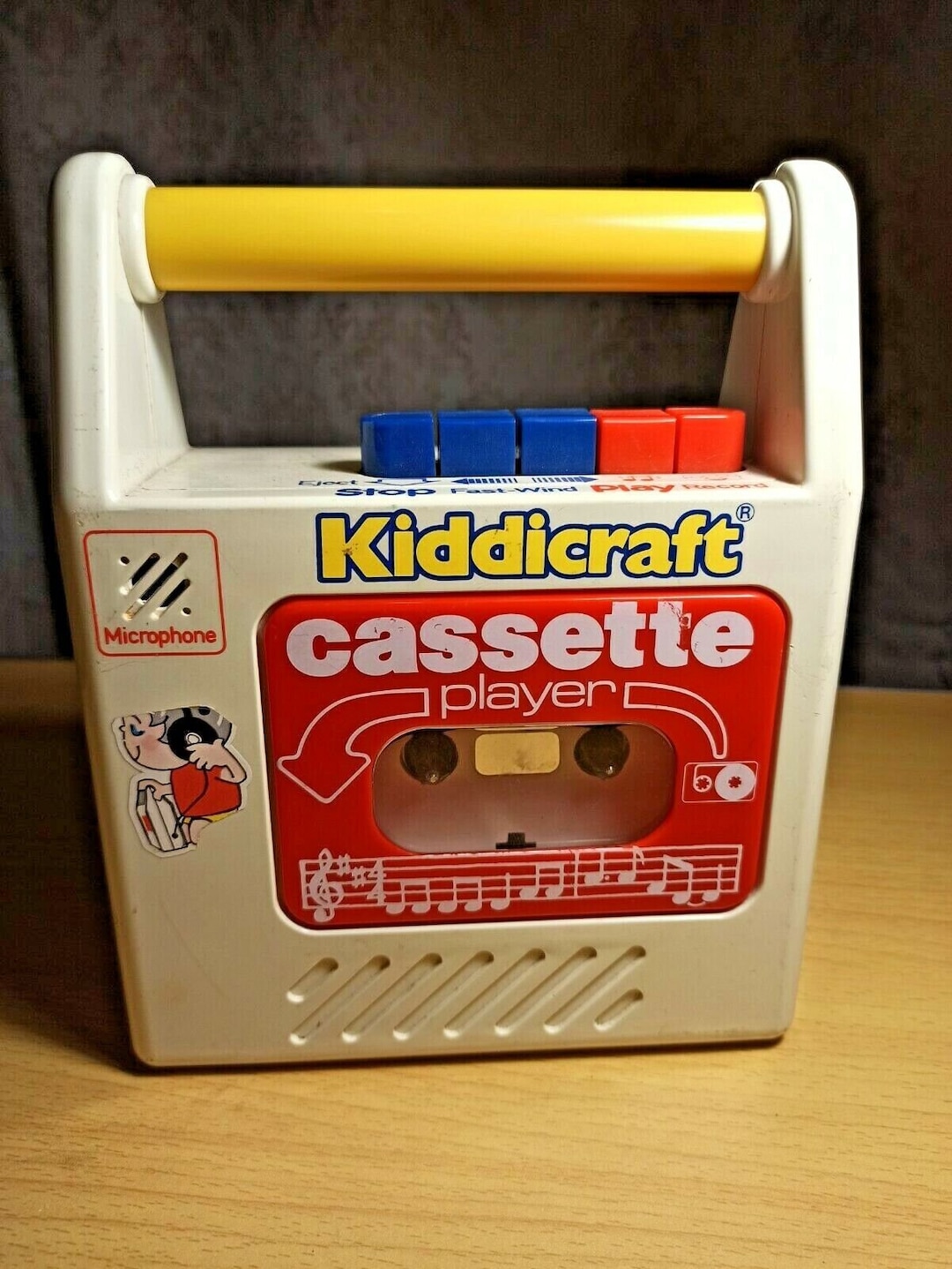 Children's Cassette Player. Vintage . . Work - Etsy