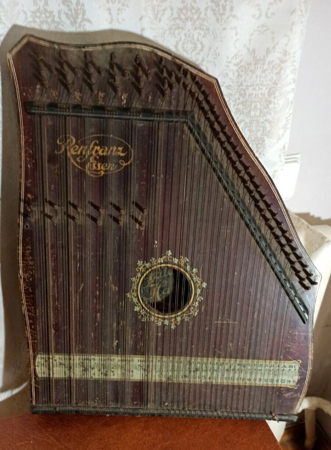 Renfranz Essen. Antique German Zither. Original. 1920-30. Good ...