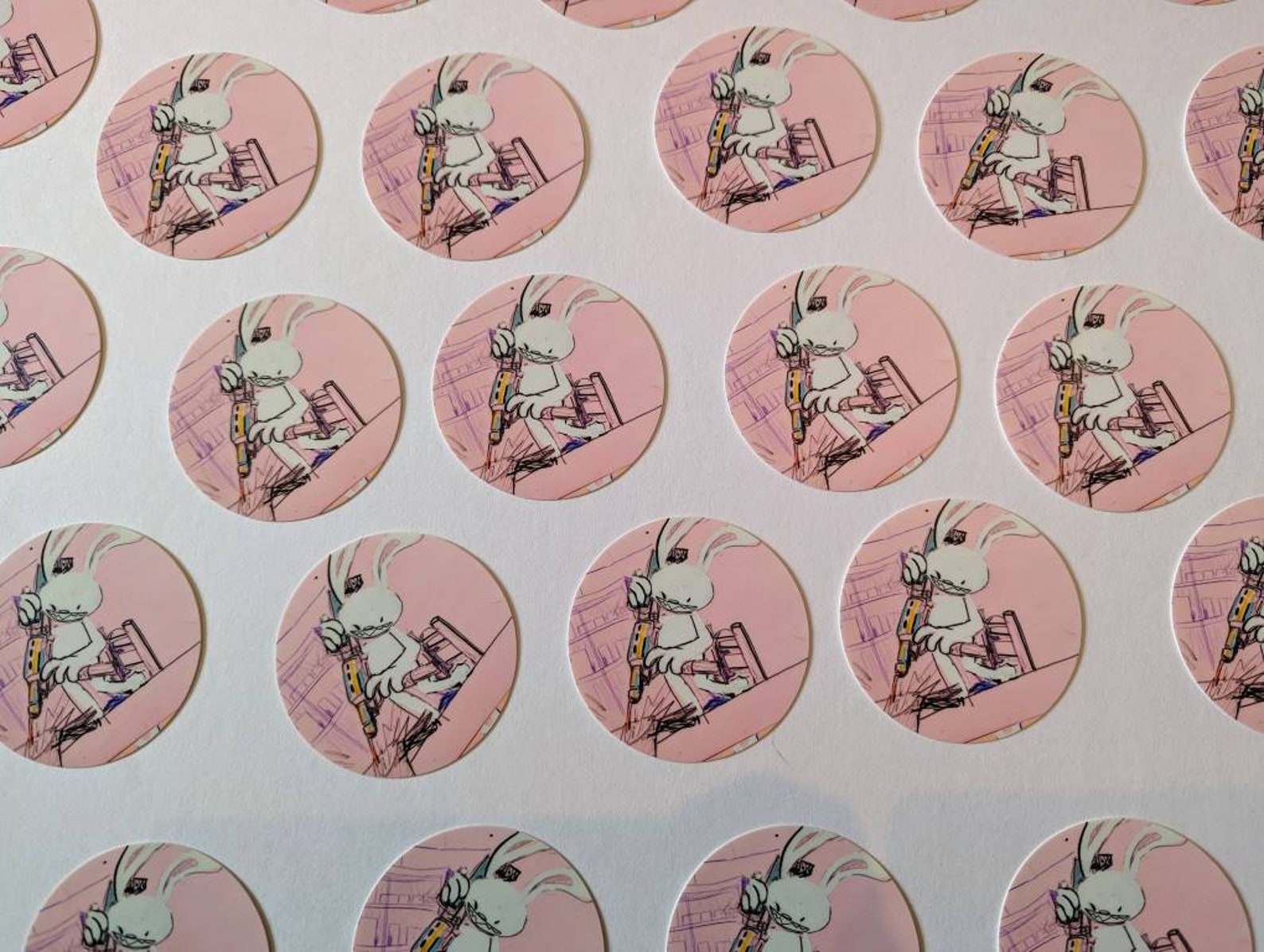 Cooking With Firepower Circle Sticker - Etsy