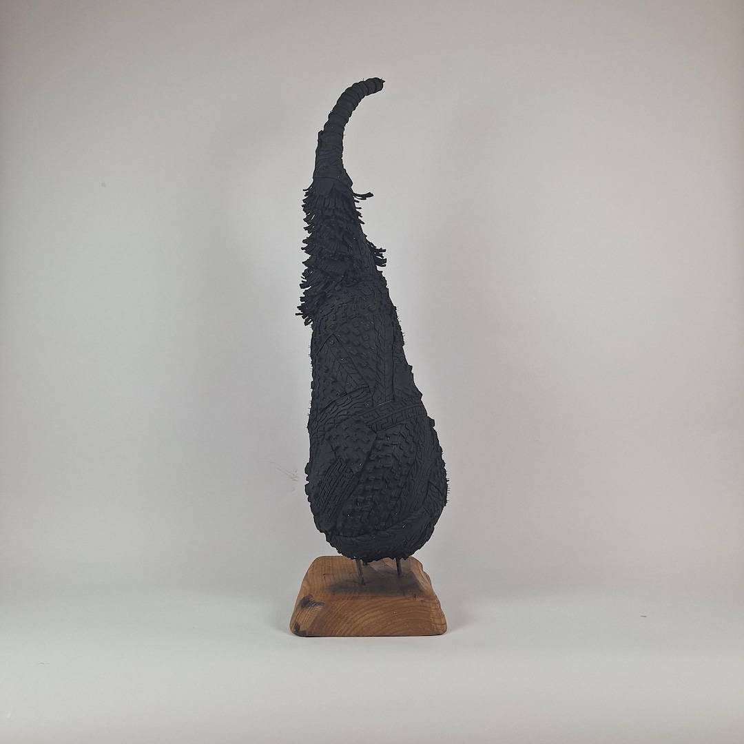 The Teardrop, Abstract Sculpture Made From Recycled Tires - Etsy