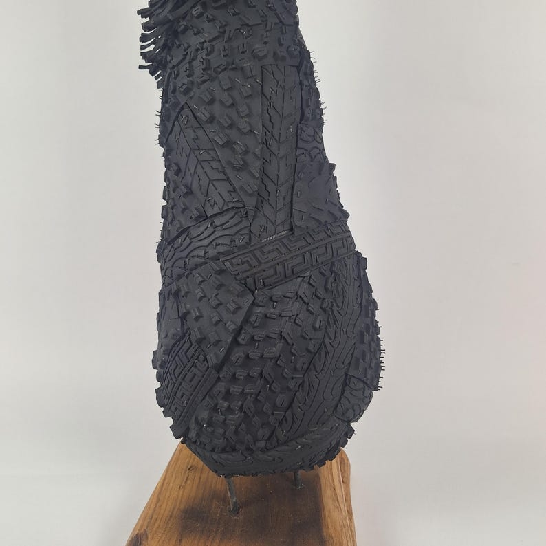 The Teardrop, Abstract Sculpture Made From Recycled Tires - Etsy