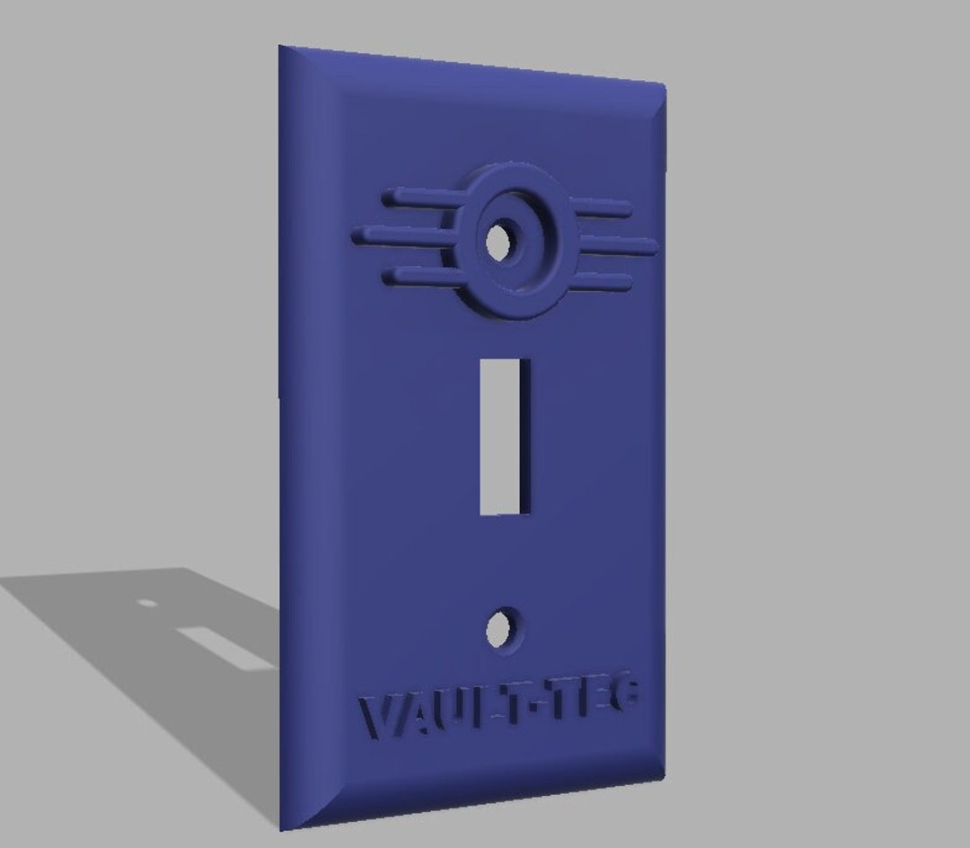 Fallout "vault Tec" Light Switch Cover- STL File- *digital File Only ...