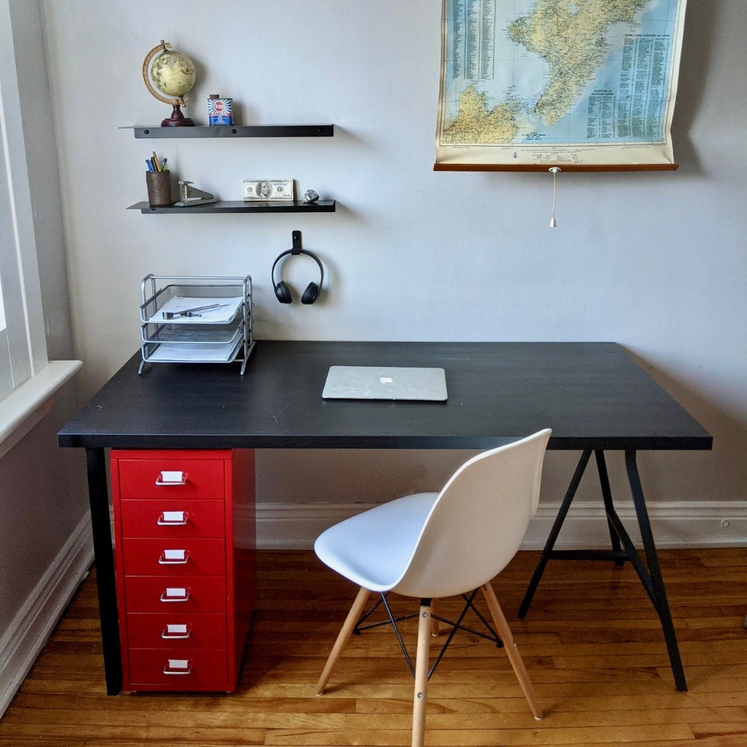 Wall Mounted Floating Metal Shelf - Etsy