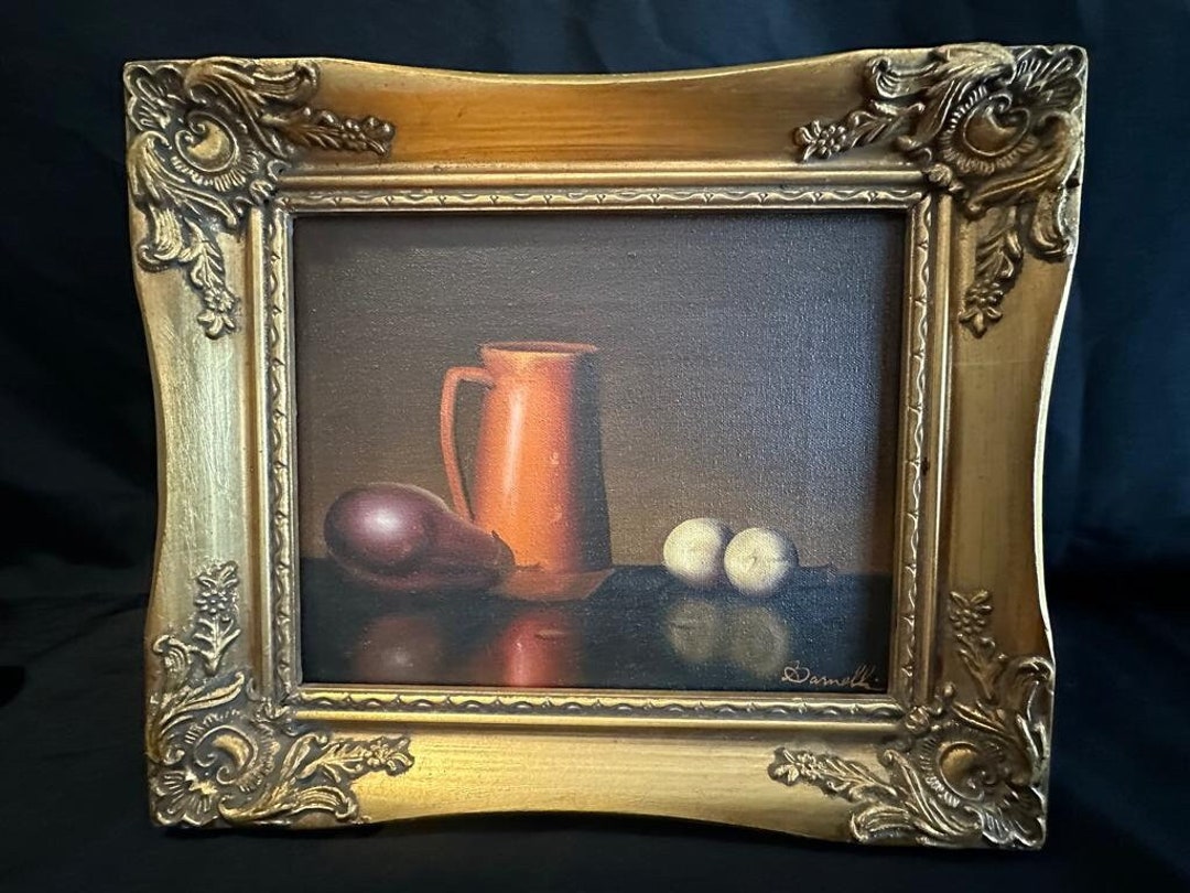 Vintage Original Signed Oil Painting - Etsy