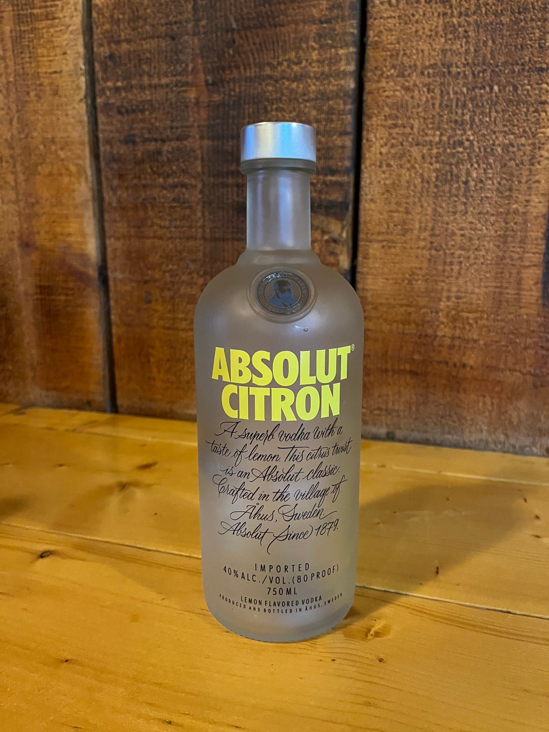 Empty Absolut Liquor Bottle - Etsy