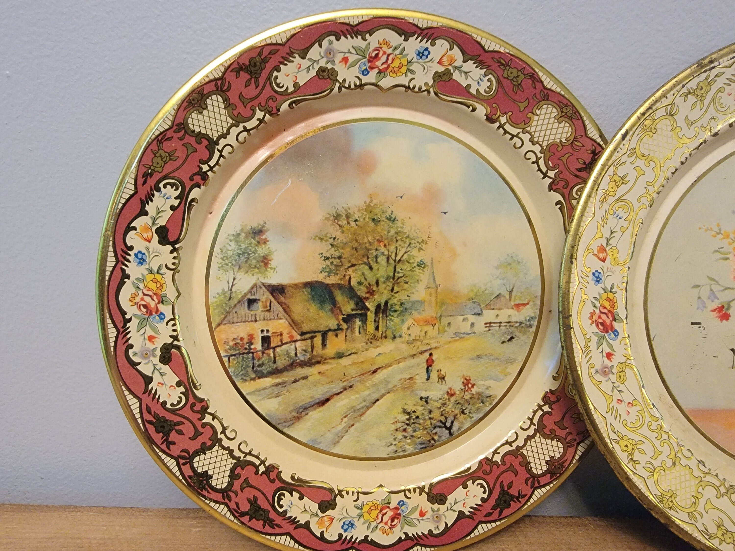 Vintage Daher Tin Plates - Etsy