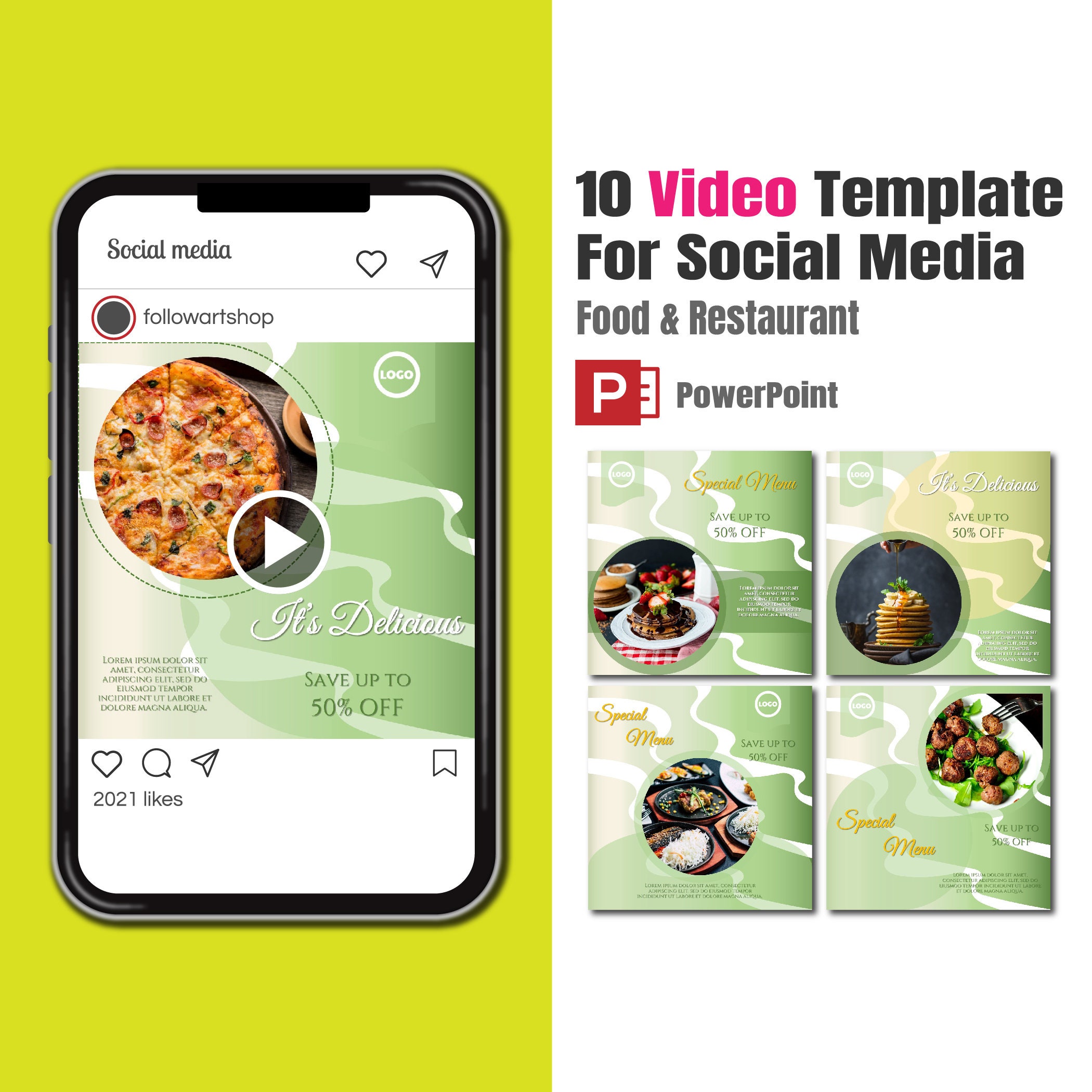 10 Animated Social Media Post Templates Instagram Animation - Etsy UK