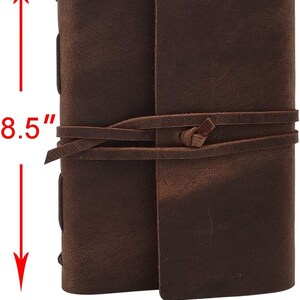 Leather Journal Writing Notebook Leather Bound Daily Notepad - Etsy