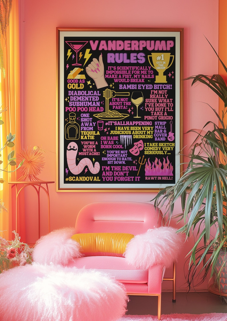 Vanderpump Rules Quotes Poster Wall Art - Etsy