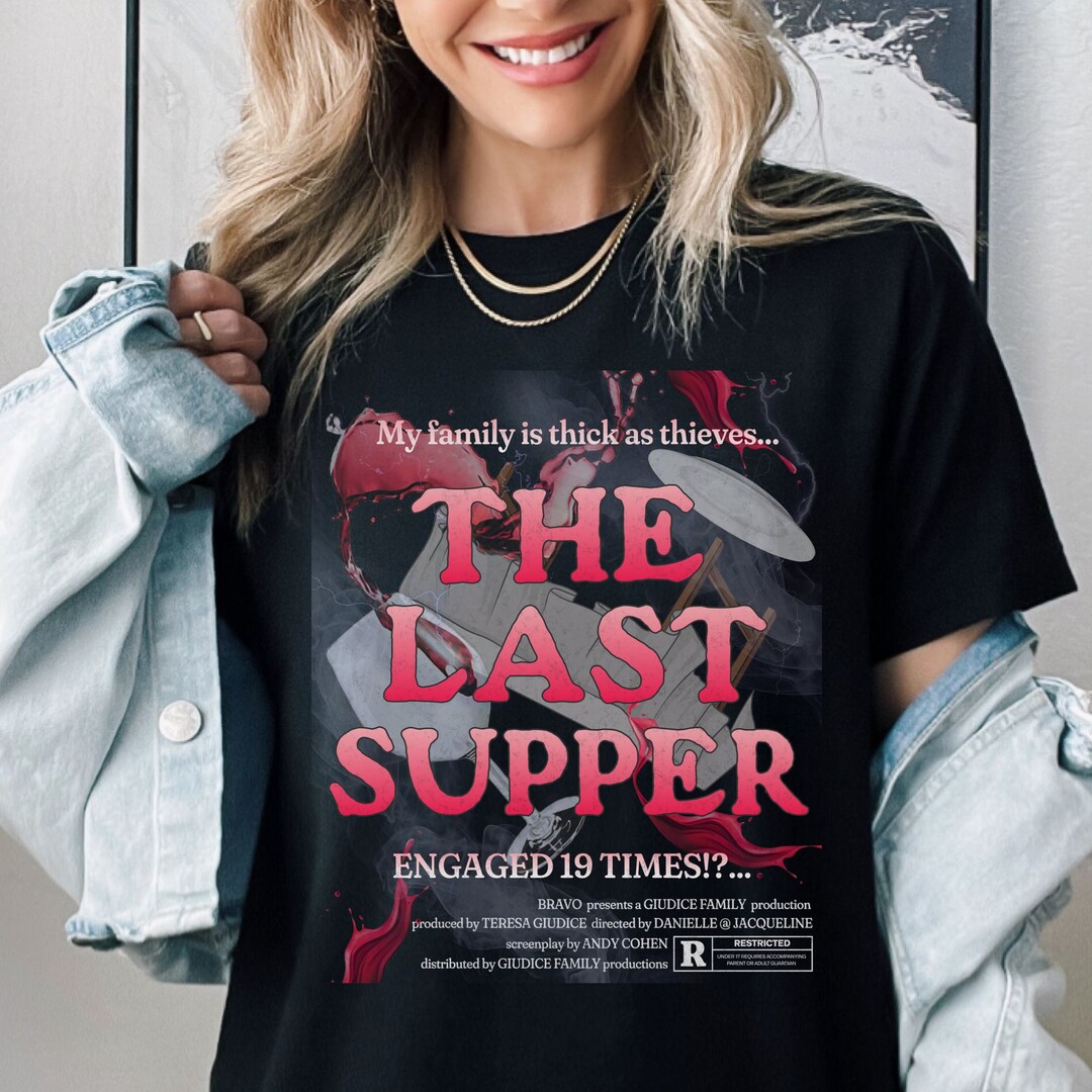 RHONJ Table Flip Movie Poster Tee - Etsy