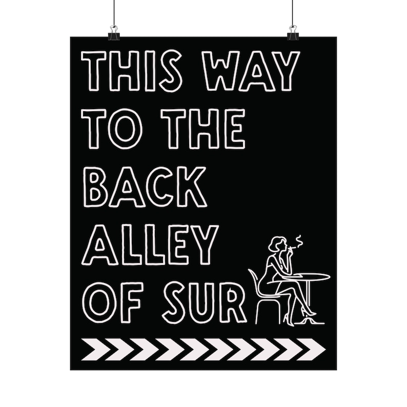 Vanderpump Rules SUR Back Alley Wall Art - Etsy