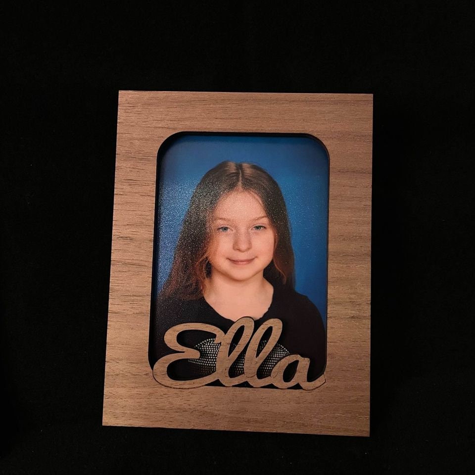 Refrigerator Magnets Personalized Picture Frame - Magnetic Wood Frames ...