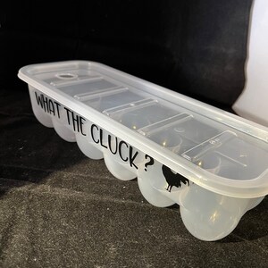 Funny Egg Container, Reusable Egg Container, Plastic Egg Carton, Punny ...