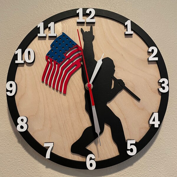 Bigfoot Clock Svg - Etsy