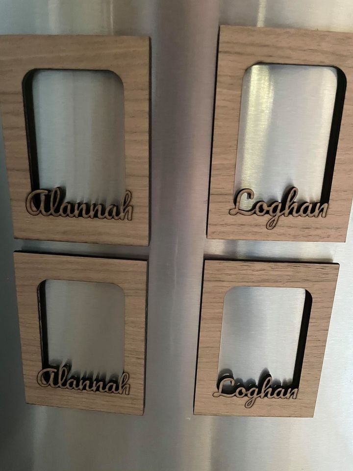 Refrigerator Magnets Personalized Picture Frame Magnetic - Etsy
