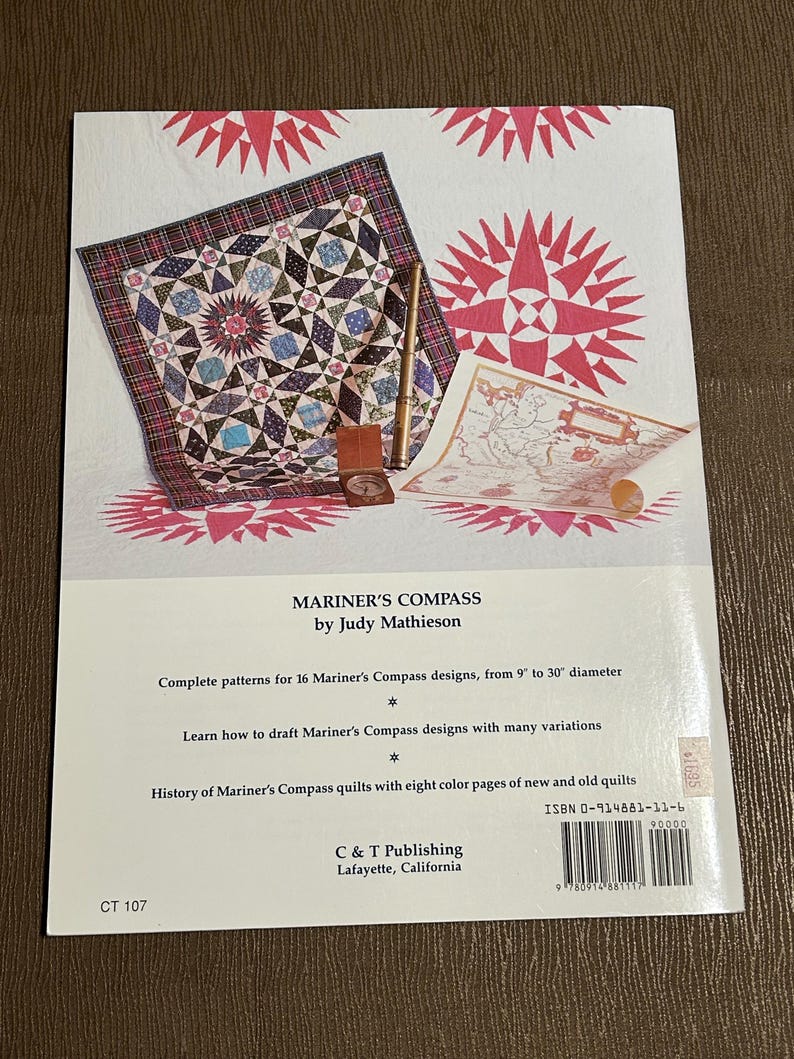 Mariner's Compass an American Quilt Classic by Judy Mathieson Sewing ...