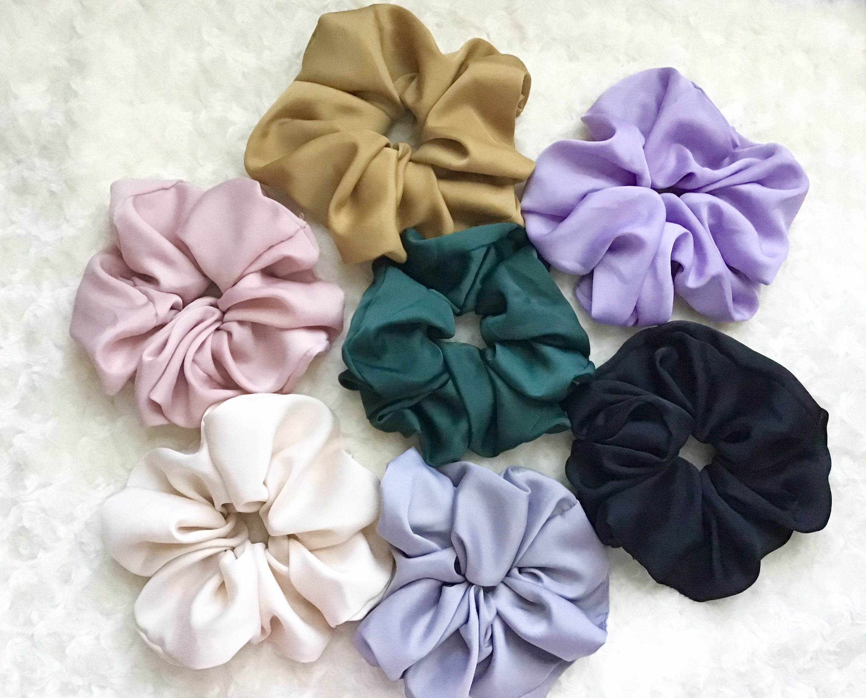 Jumbo Hair Scrunchiesextra large Scrunchies for women.soft | Etsy