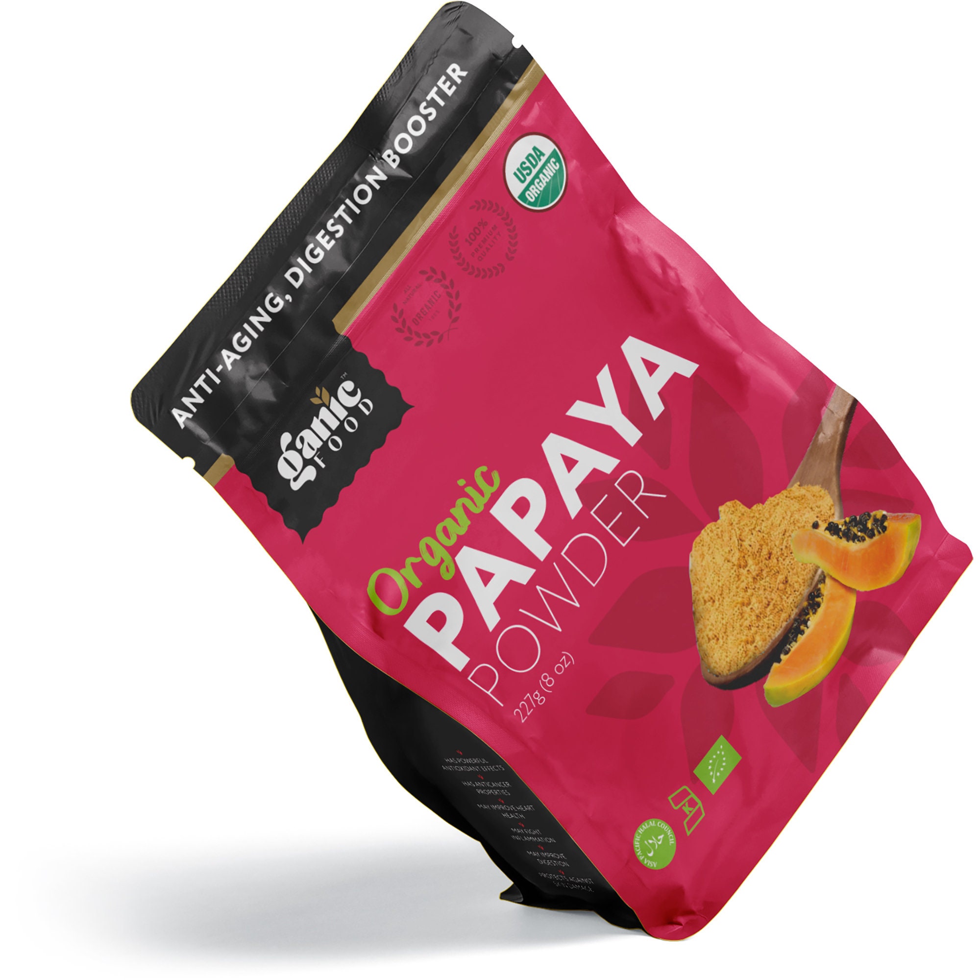 Organic Papaya Fruit Powder by Ganic Food Antioxidant Papaya Enzyme for ...