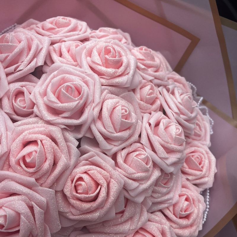 Glitter Roses Bouquet - Etsy