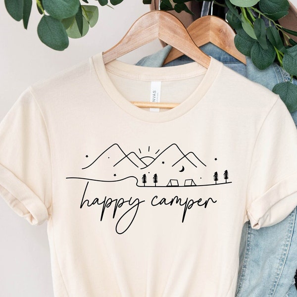 Happy Camper Shirt - Etsy