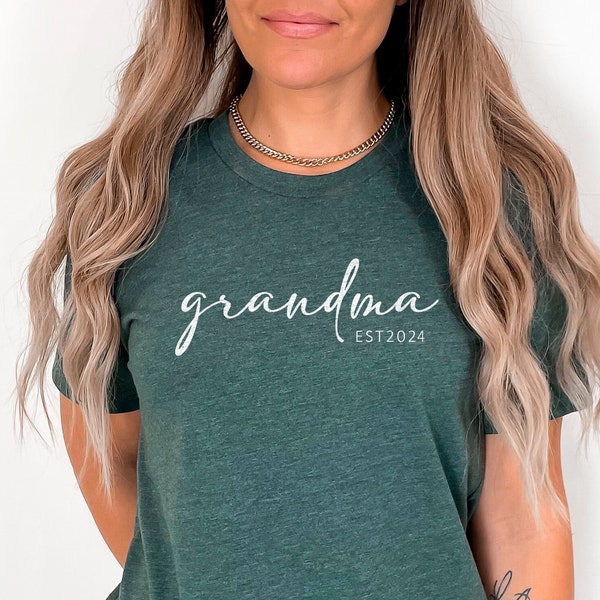 Grandma Established 2024 Sweatshirt - Etsy