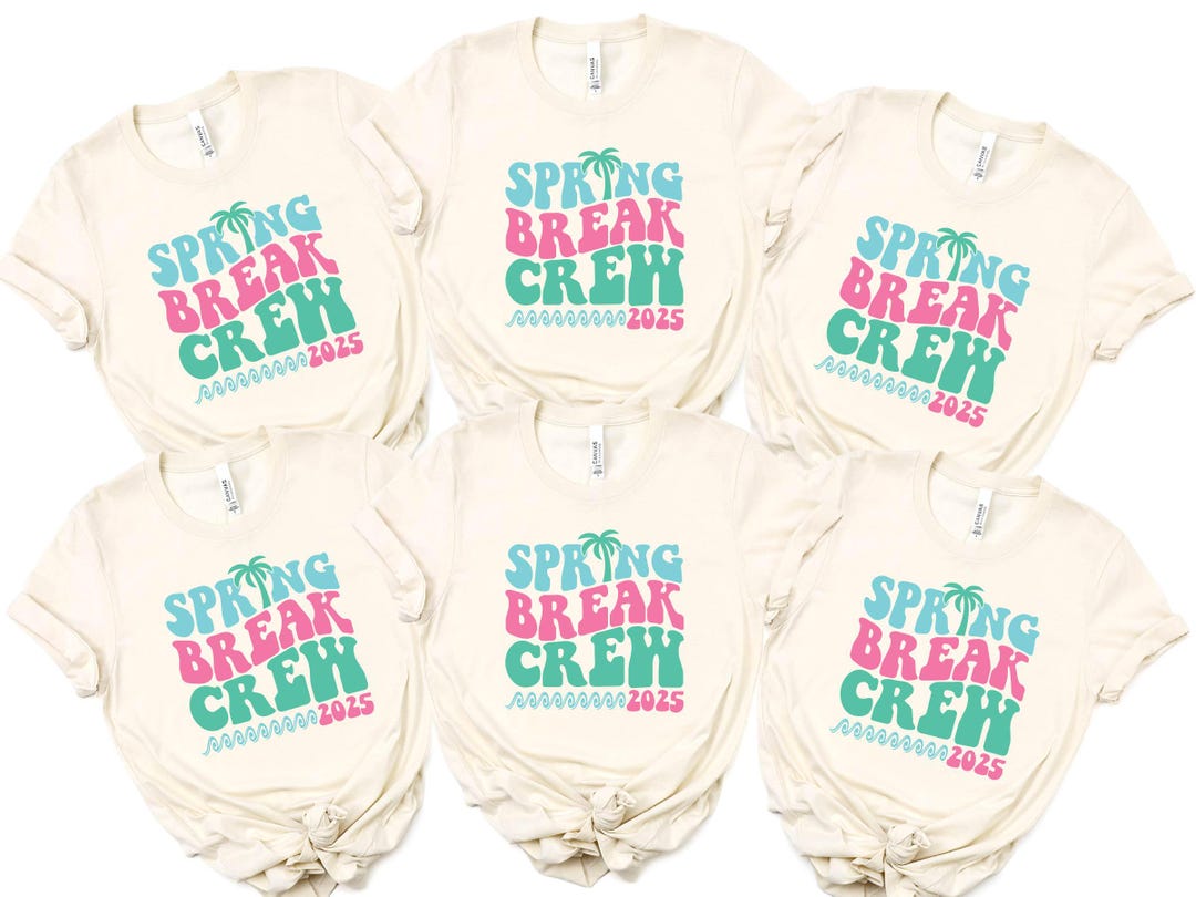 Spring Break Crew Shirt - Spring Break Trip - Spring Break Squad Shirts ...