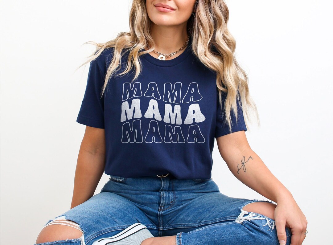 Retro Groovy Mama Shirt, Mother's Day Shirt, Gift for Mom, Cool Mom T ...