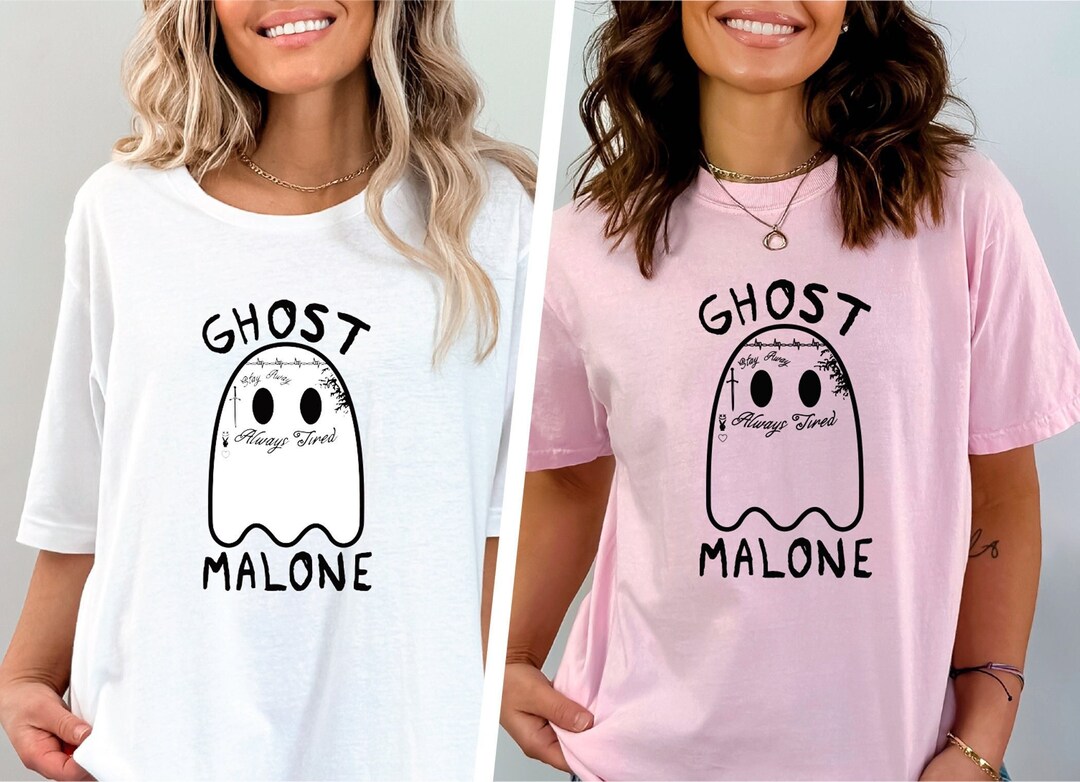 Ghost Malone Halloween T-shirt, Funny Halloween Shirt, Halloween Party ...