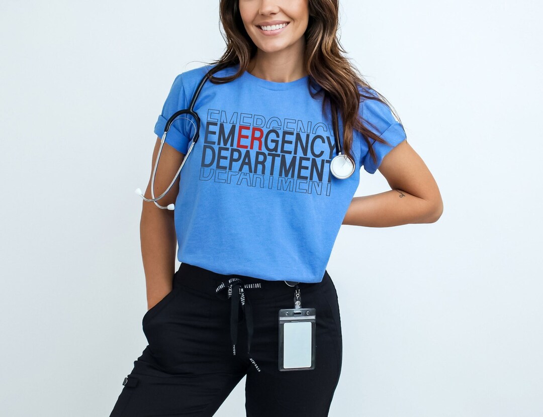 Emergency Department T-shirt - ER Nurse Shirt - ER Department Tee ...