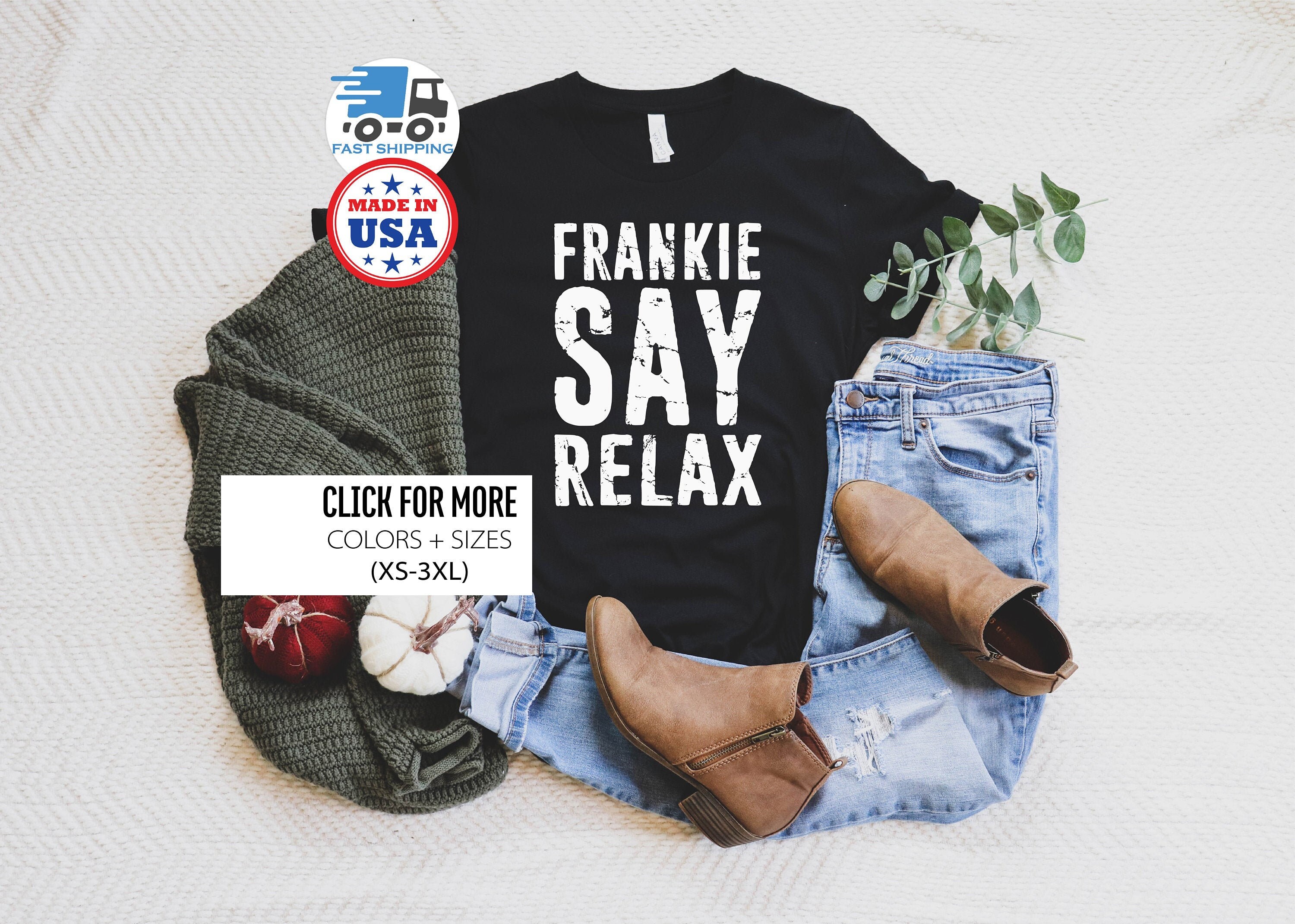 Frankie Say Relax Shirt Frankie Say Relax Vintage T Shirt - Etsy