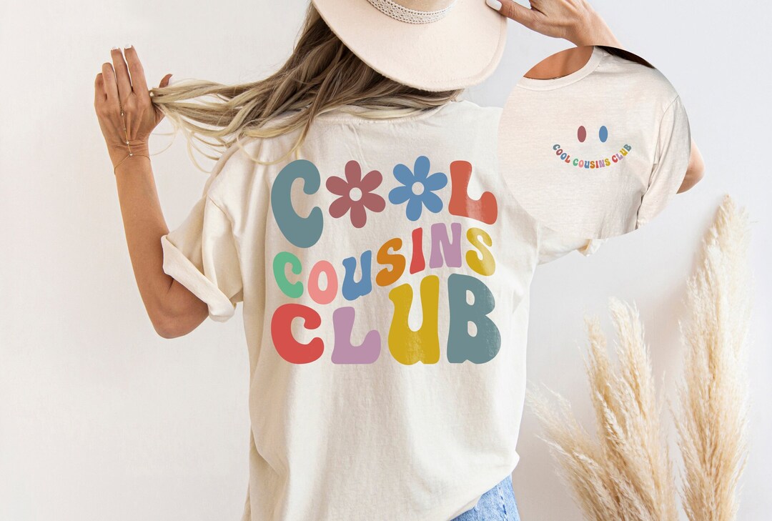 Cousin Shirts, Cool Cousins Club Shirt, Cousin Shirt Gift, Retro Cousin ...