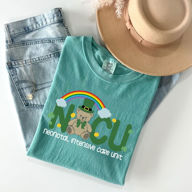 Comfort Colors® NICU St Patrick Shirt - Irish NICU T-shirt - St ...