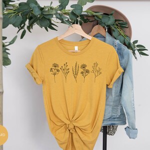 Wild Flower Shirt for Women, Florist Shirt Gift, Floral Shirts ...