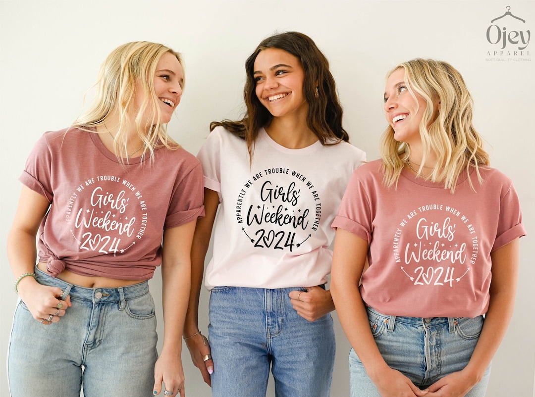 Girls Weekend Tshirts, Girls Trip Shirts, Girls Weekend 2024, Vacation ...