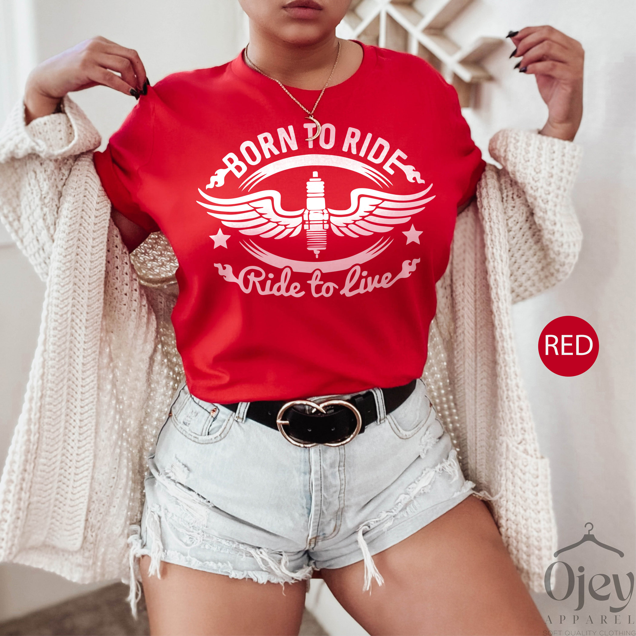 Born to Ride Ride to Live Shirt Cruiser Motorcycle Chopper - Etsy