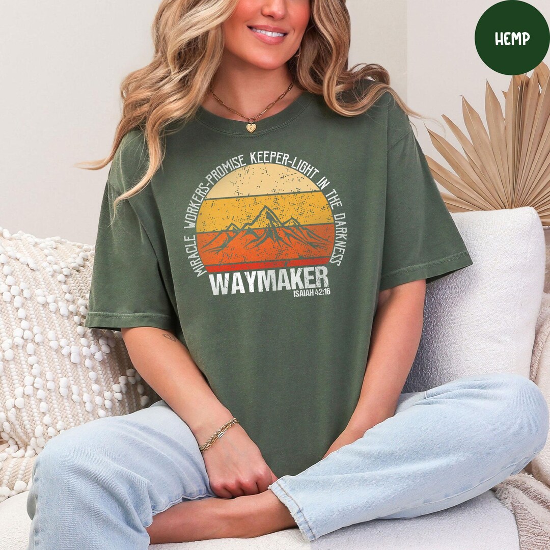 Comfort Colors® Way Maker Shirt, Miracle Worker, Promise Keeper ...
