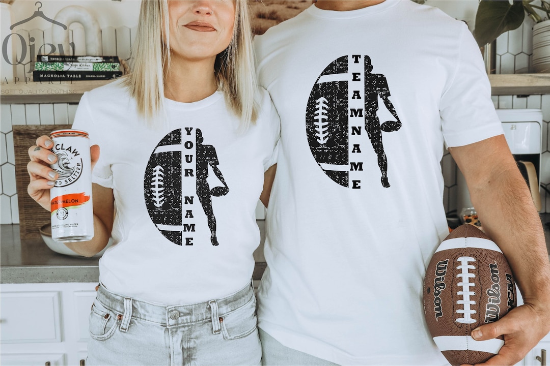 Customized Football Shirt, College Football Shirt, Custom Team Name ...