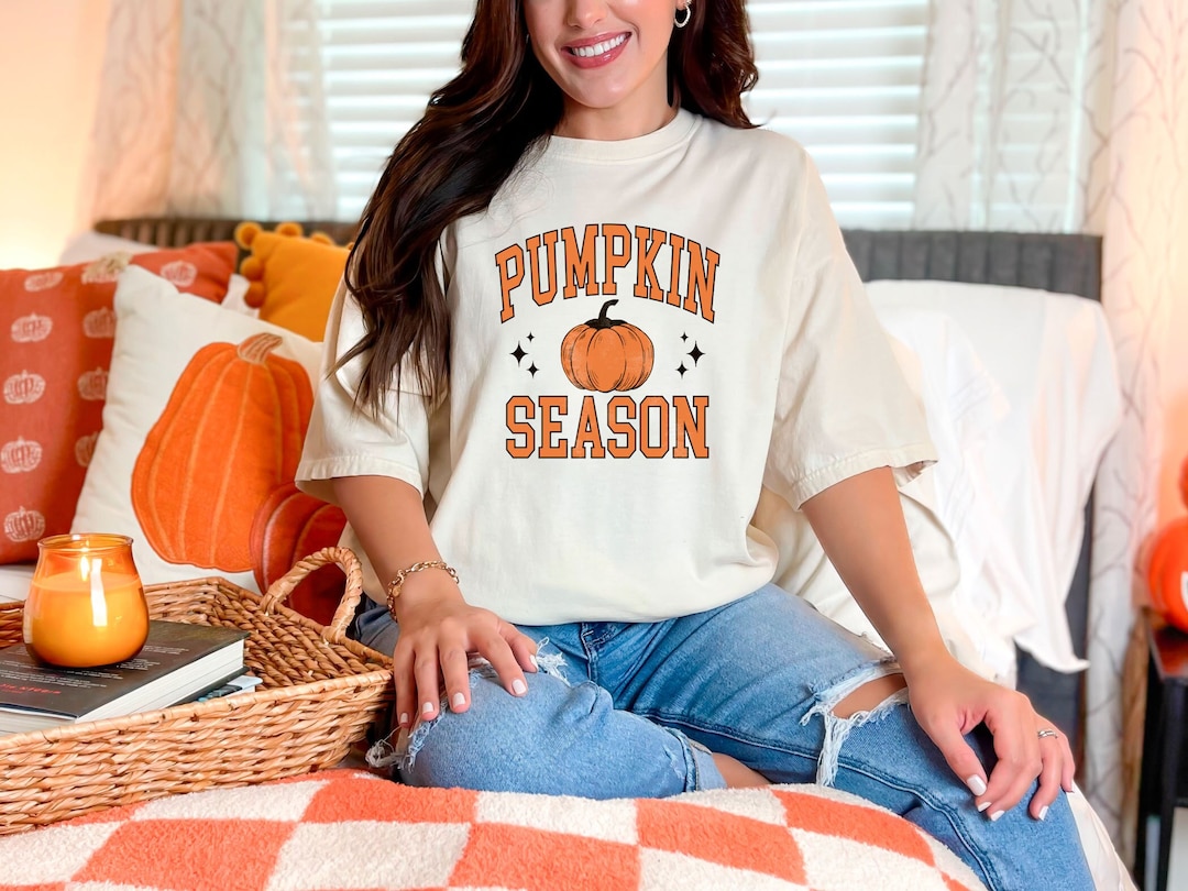 Retro Pumpkin Season T-shirt - Fall Season Shirt - Thanksgiving Pumpkin ...