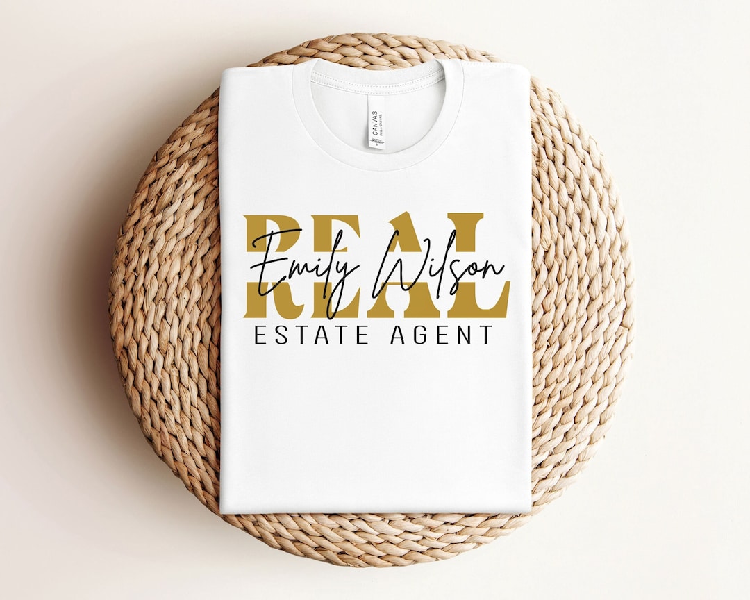 Custom Real Estate T-shirt - Personalized Realtor Shirt - Real Estate ...