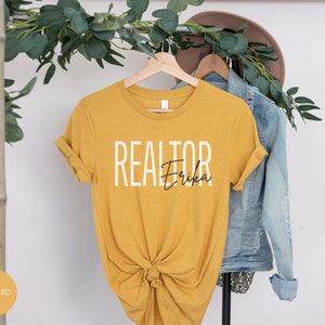 Custom Realtor T-shirts, Personalized Realtor Shirt, Tshirt for Realtor ...