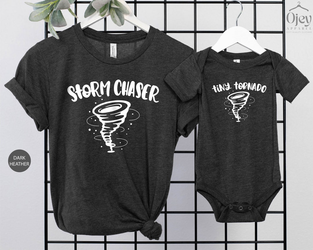 Matching Mom and Me Shirts - Storm Chaser - Tiny Tornado Shirt - Mom ...