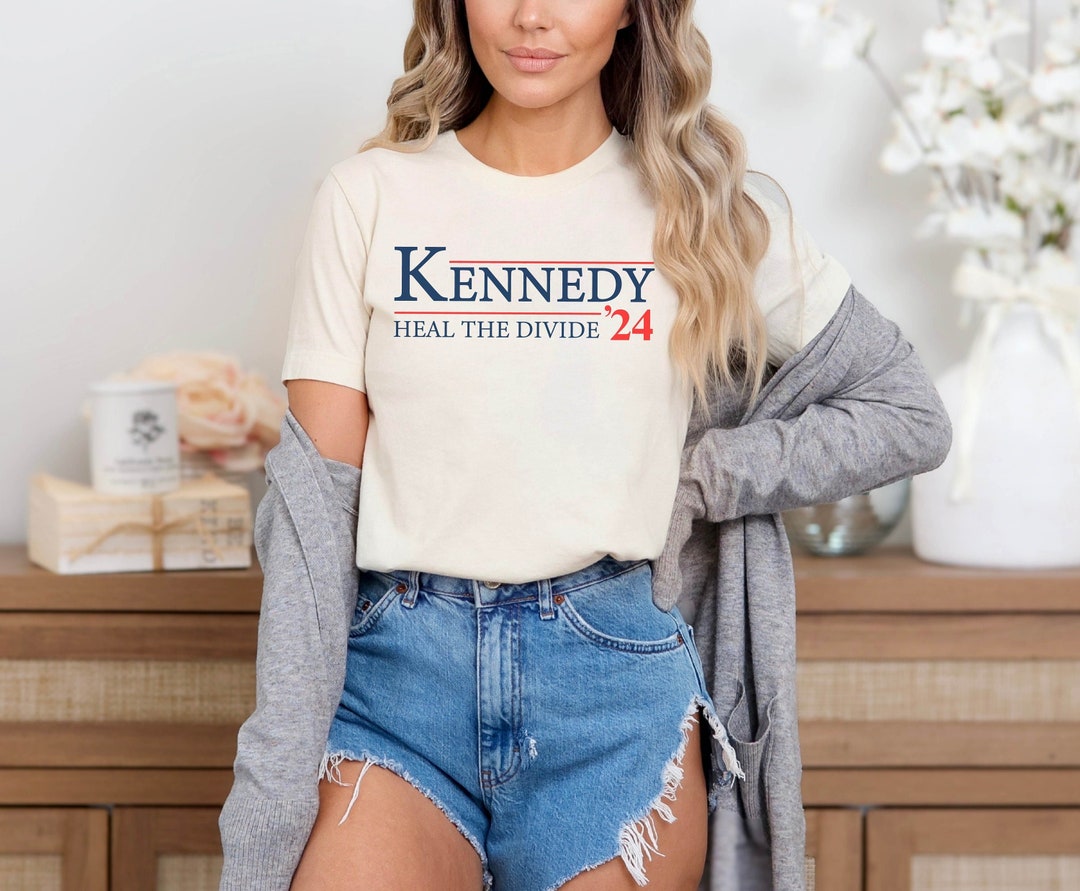 Kennedy 24' Shirt Heal the Divide T-shirt RFK JR for President Shirt ...