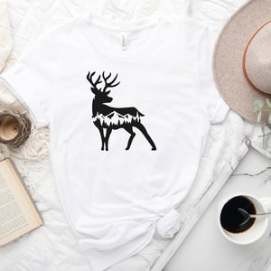 Deer T-shirts, Der Shirts, Deer Women Shirts, Hunting Shirt Men, Deer ...