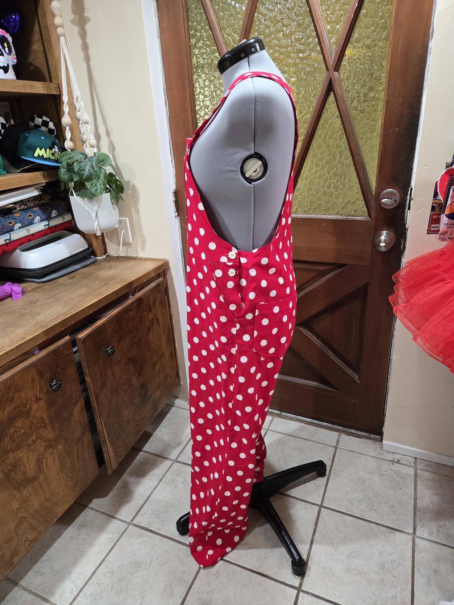 Red and White Polka Dot Jumpsuit Overalls - Etsy