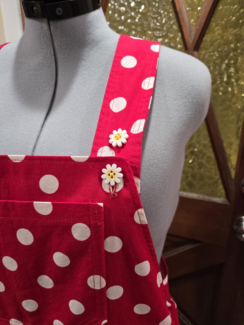 Red and White Polka Dot Jumpsuit Overalls - Etsy