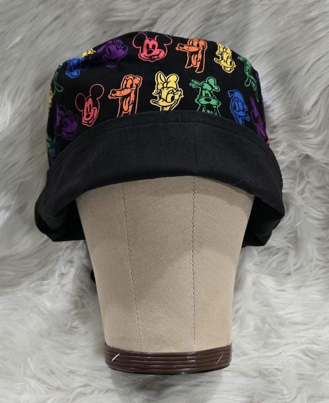 Scrub Cap Nurse Bonnet Mickey Mouse Rainbow Pride - Etsy