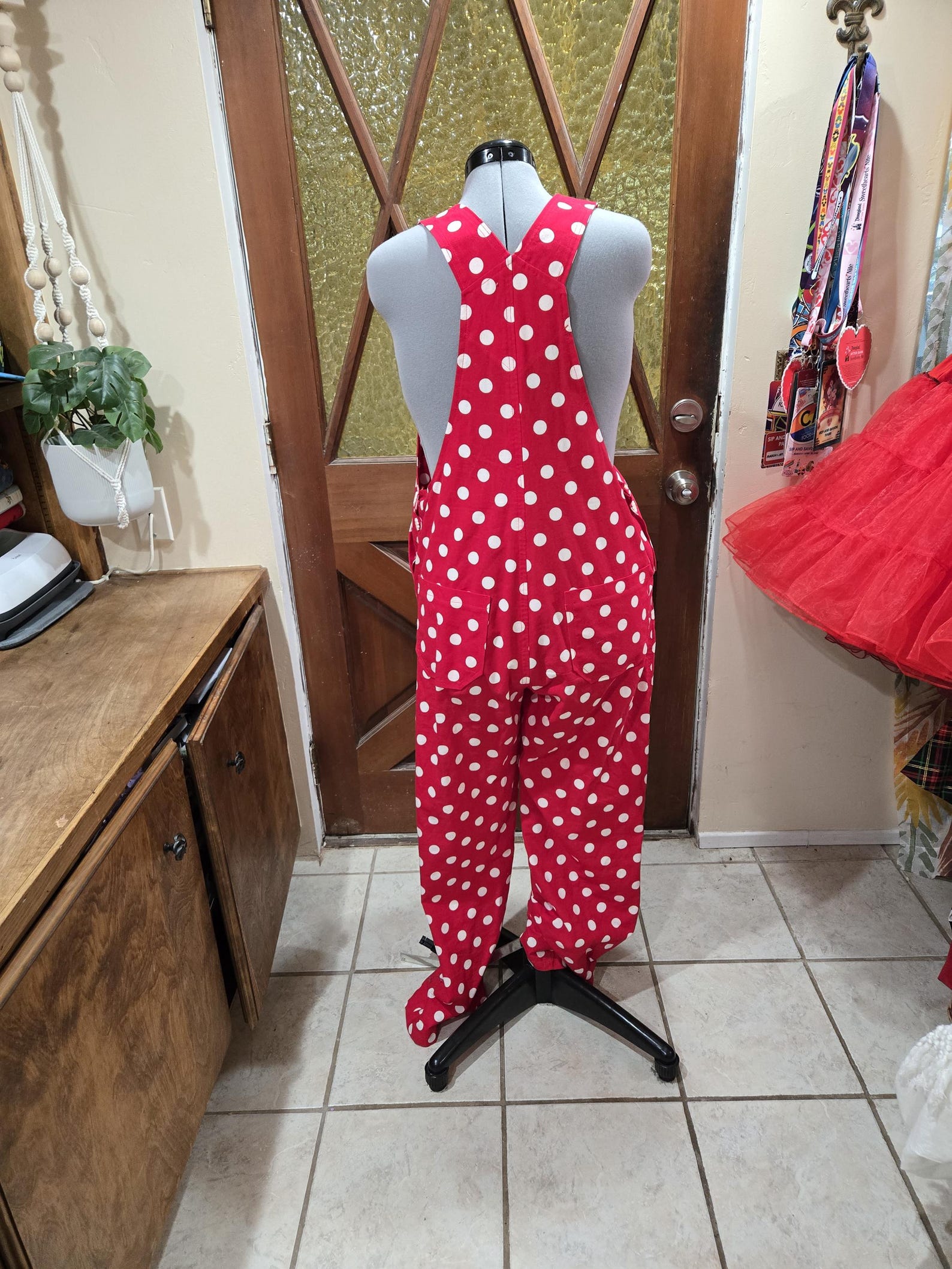Red and White Polka Dot Jumpsuit Overalls - Etsy