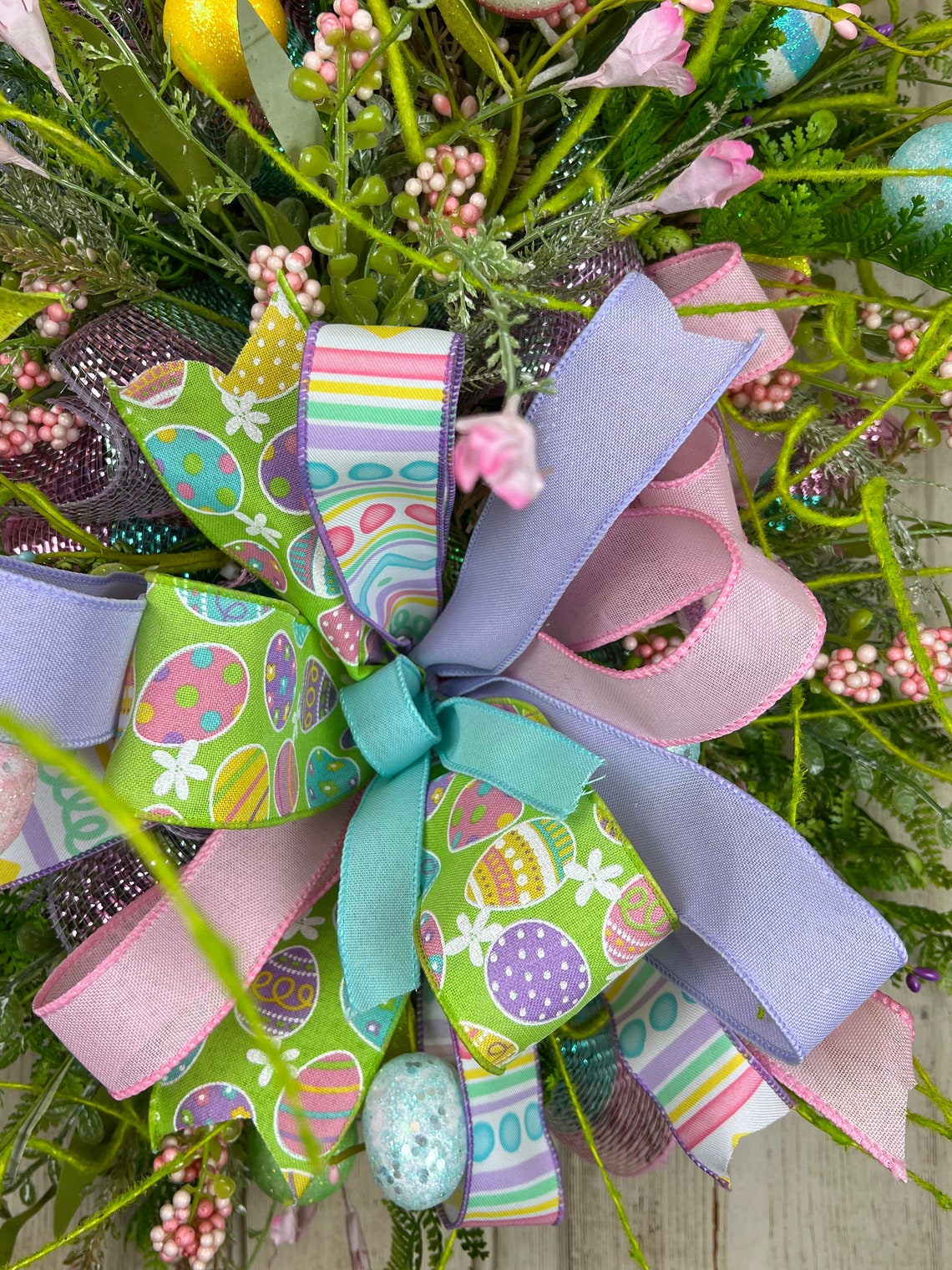 Easter Swag, Easter Wreath, Easters Eggs, Front Door Decor, Easter ...